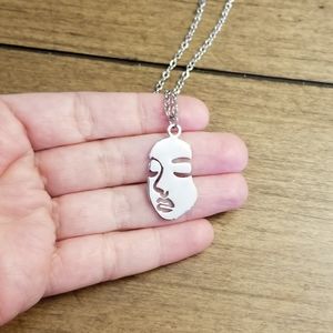 Jewelry | Face Necklace Silver Boho Necklace Gypsy Chain | Poshmark